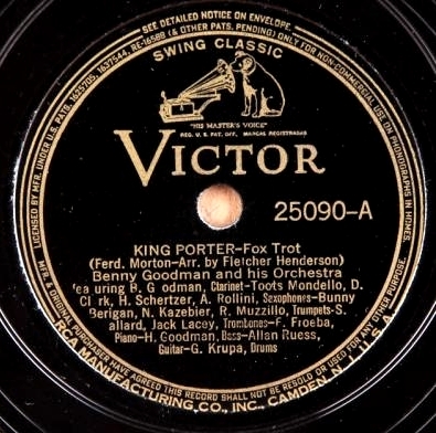 King Porter / Sometimes I'm Happy by Benny Goodman and His Orchestra ...