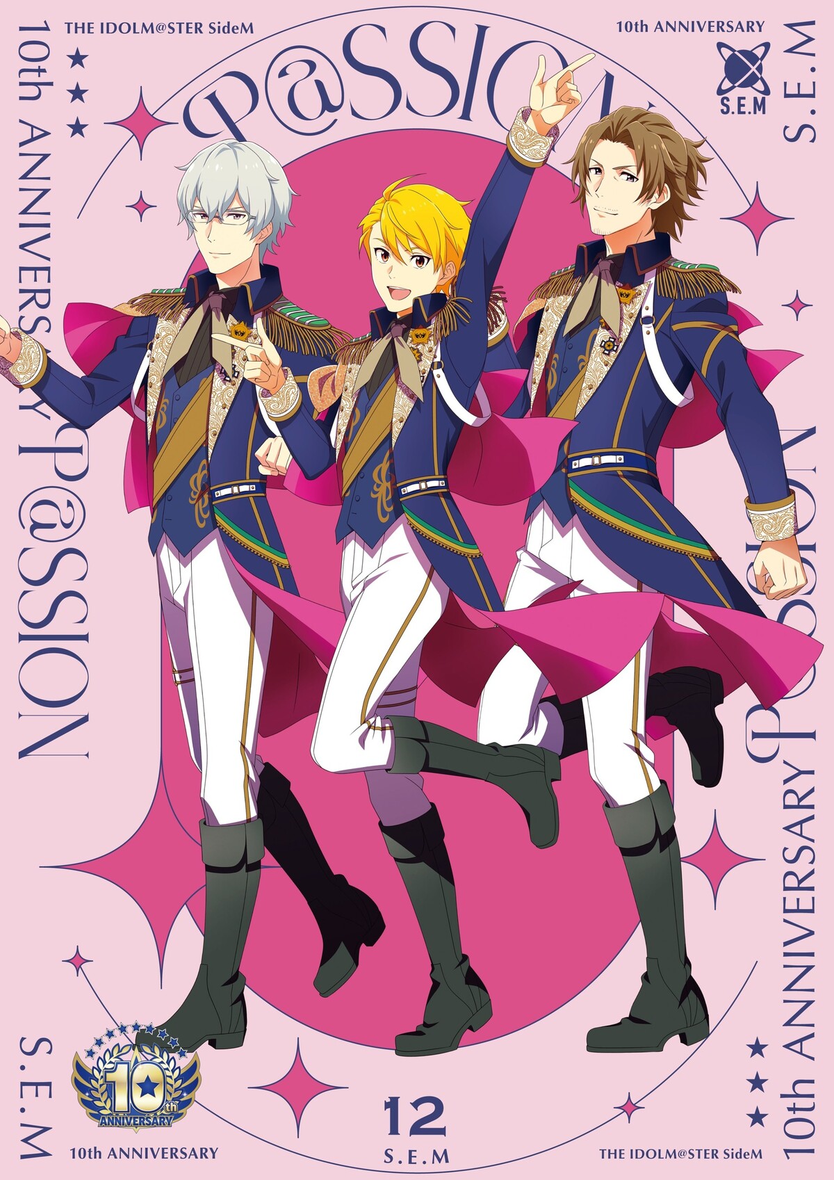 THE IDOLM@STER SideM 10th ANNIVERSARY P@SSION 12 S.E.M by S.E.M (Album; Lantis): Reviews ...