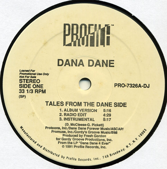 Tales From the Dane Side by Dana Dane (Single, East Coast Hip Hop ...