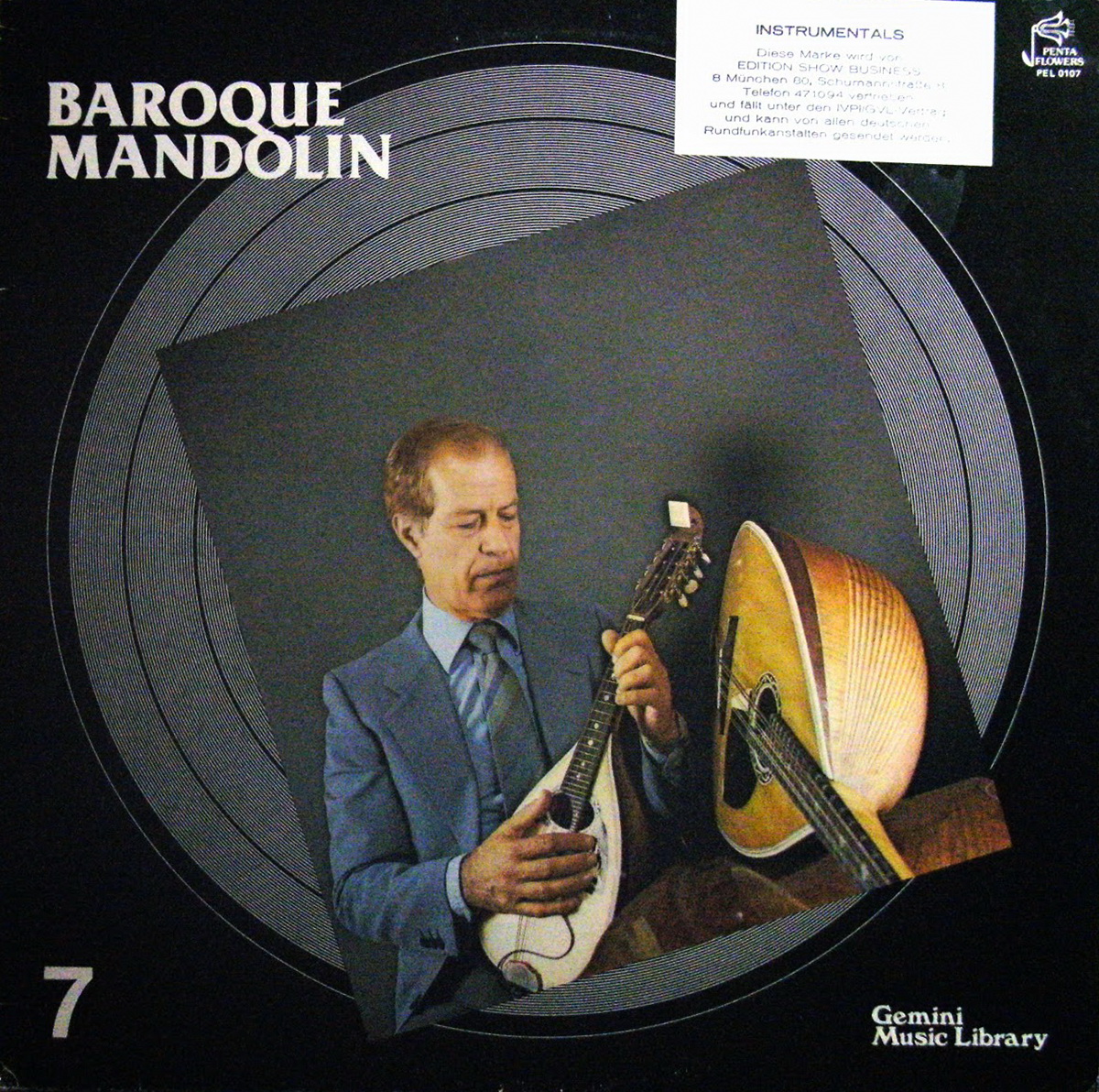Baroque mandolin by Alessandro Alessandroni (Album, Library Music ...