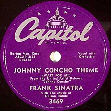You're Sensational / Johnny Concho Theme (Wait for Me) by Frank Sinatra ...