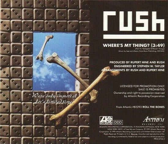 Where's My Thing? by Rush (Single, Progressive Rock): Reviews, Ratings ...