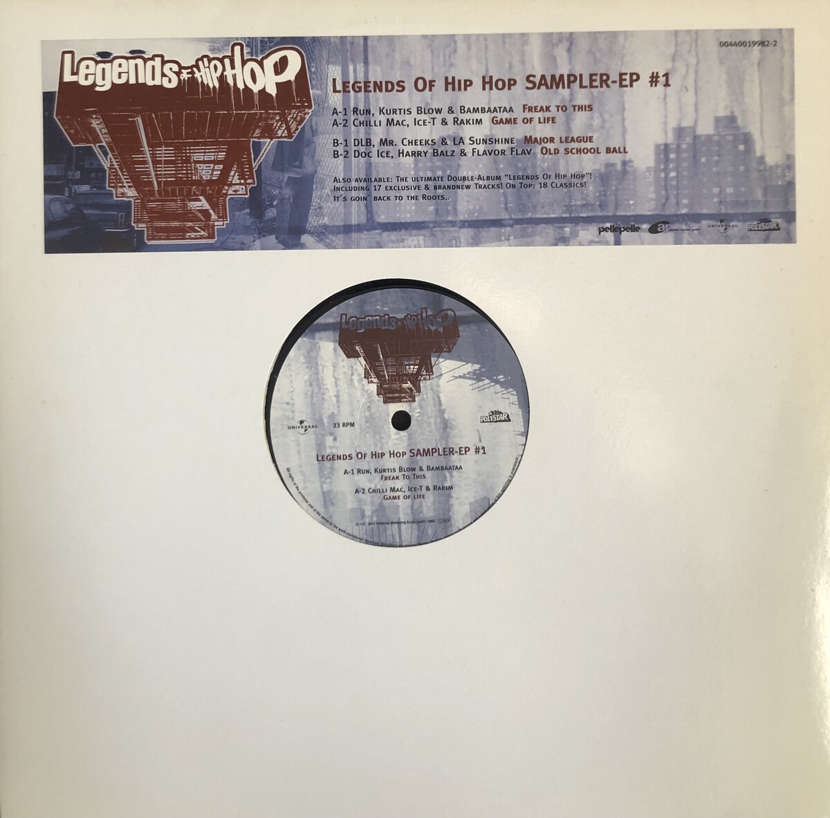 Legends of Hip Hop Sampler EP #1 by Various Artists (EP): Reviews ...