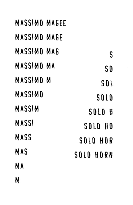 Solo Horn by Massimo Magee (Album): Reviews, Ratings, Credits, Song list - Rate Your Music