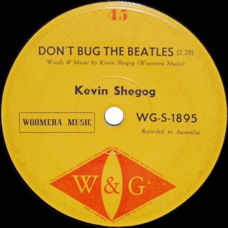 Don't Bug the Beatles / If You Were in My Shoes by Kevin Shegog (Single ...