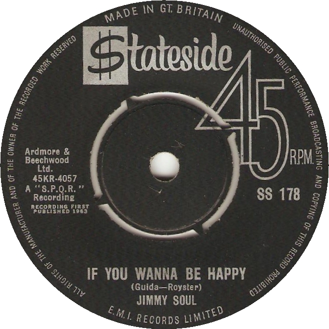 If You Wanna Be Happy / Don't Release Me by Jimmy Soul (Single ...