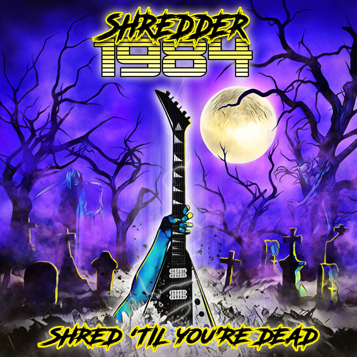 Shred 'Til You're Dead by Shredder 1984 (Album, Darksynth): Reviews ...