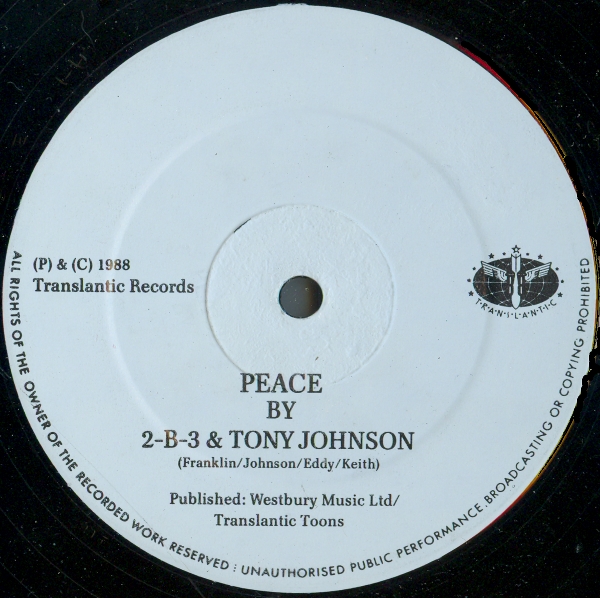 Peace by 2-B-3 & Tony Johnson (Single, Acid House): Reviews, Ratings ...