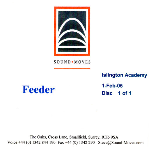 Islington Academy 01/02/05 by Feeder (Bootleg): Reviews, Ratings ...