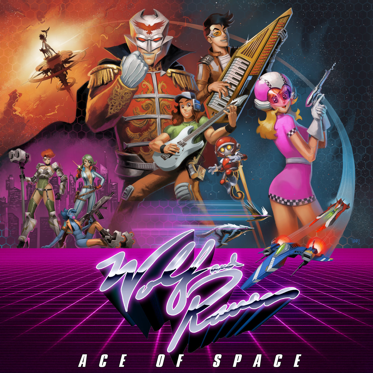 Ace of Space by Wolf and Raven (Album, Synthwave): Reviews, Ratings ...