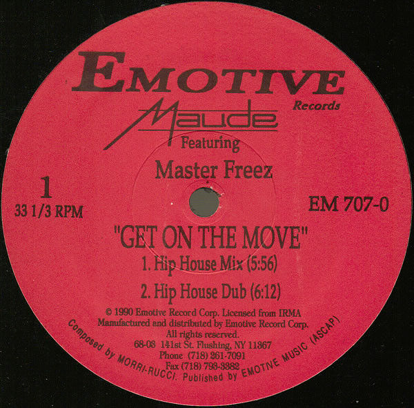 Get on the Move by Maude (Single; Emotive; EM 707-0): Reviews, Ratings ...