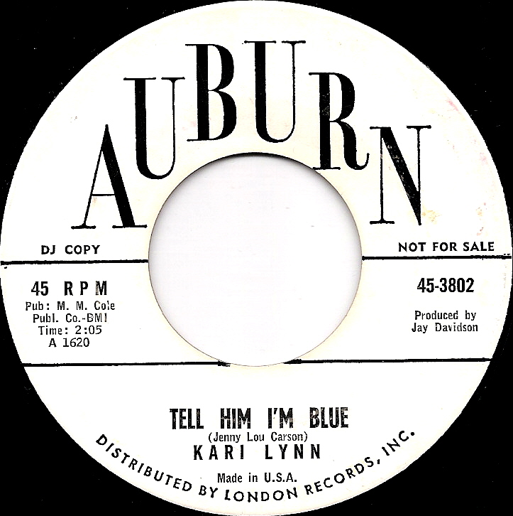 Tell Him I'm Blue / Cleo-Cleopatra by Kari Lynn (Single, Pop): Reviews ...