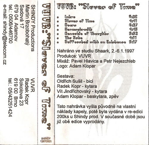 Slaves of Time by VUVR (Album, Technical Death Metal): Reviews, Ratings ...