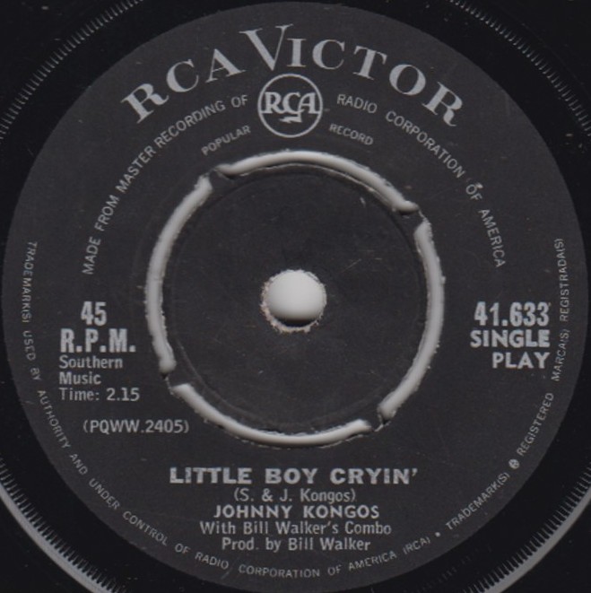 Little Boy Cryin' / Great Imposter by Johnny Kongos (Single): Reviews ...