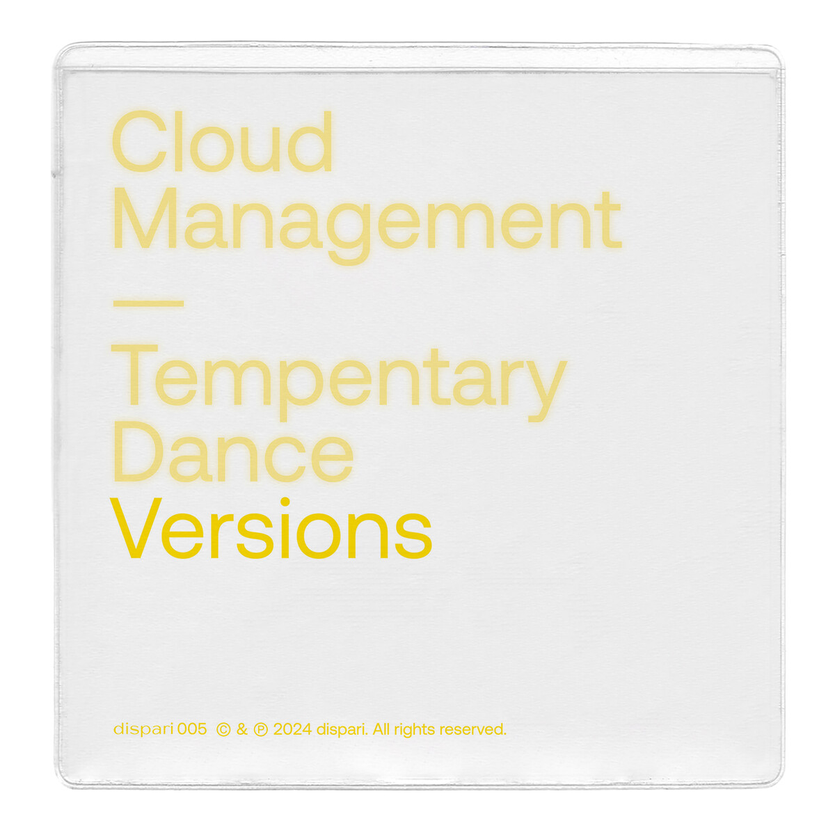 Tempentary Dance Versions by Cloud Management (Single): Reviews ...