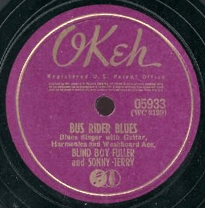 Bus Rider Blues / Me and My Dog Blues by Blind Boy Fuller and Sonny ...