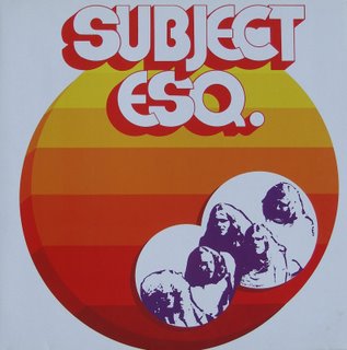 Subject ESQ. by Subject ESQ. (Album; Green Tree; GTR 651-1): Reviews ...