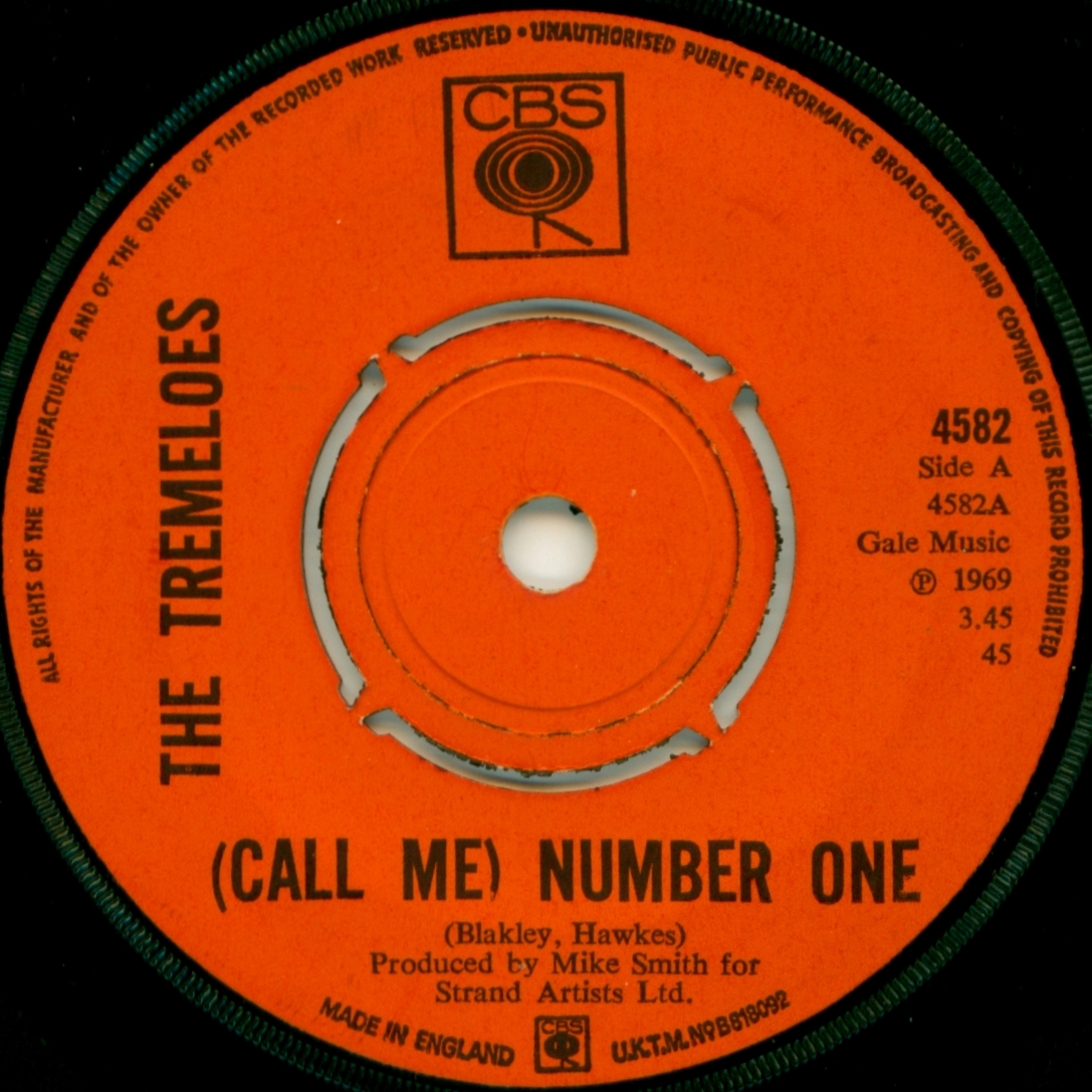 (Call Me) Number One / Instant Whip by The Tremeloes (Single ...