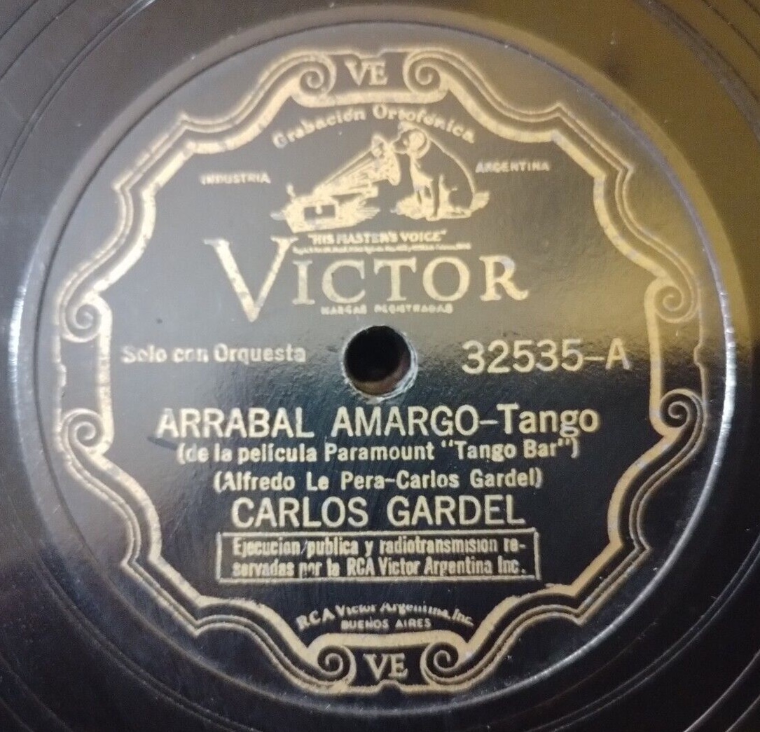 Arrabal amargo / Lejana tierra mía by Carlos Gardel (Single, Tango ...