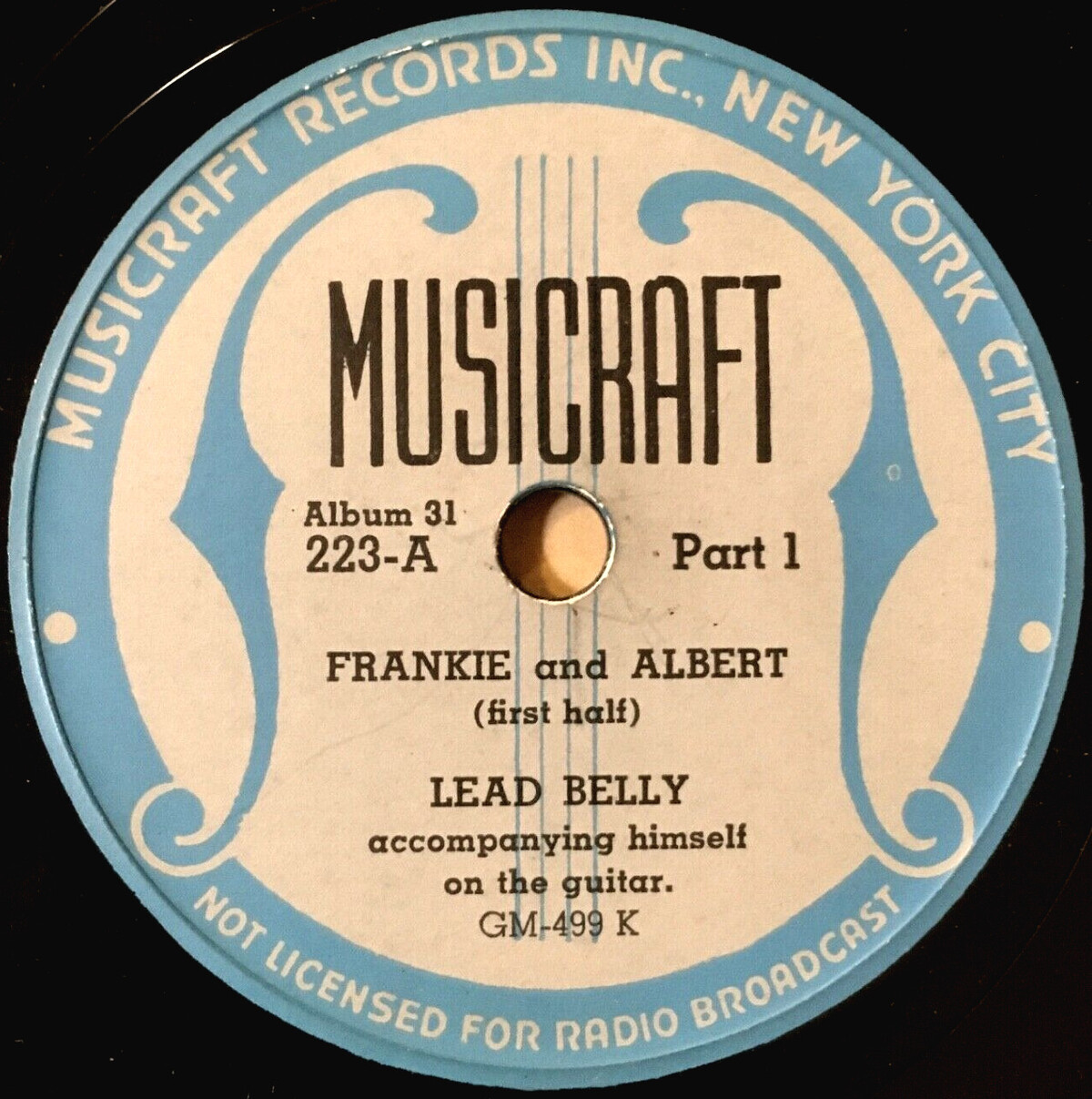 Frankie and Albert (Parts 1 & 2) by Lead Belly (Single, Country Blues ...