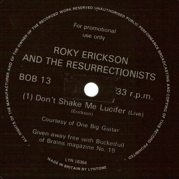 Don't Shake Me Lucifer by Roky Erickson and The Resurrectionists (Single, Psychedelic Rock ...