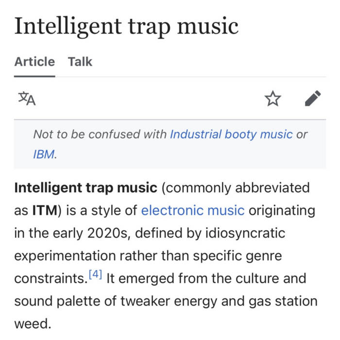 INTELLIGENT TRAP MUSIC by Perco / DJ Crackwire (EP, Ambient): Reviews ...