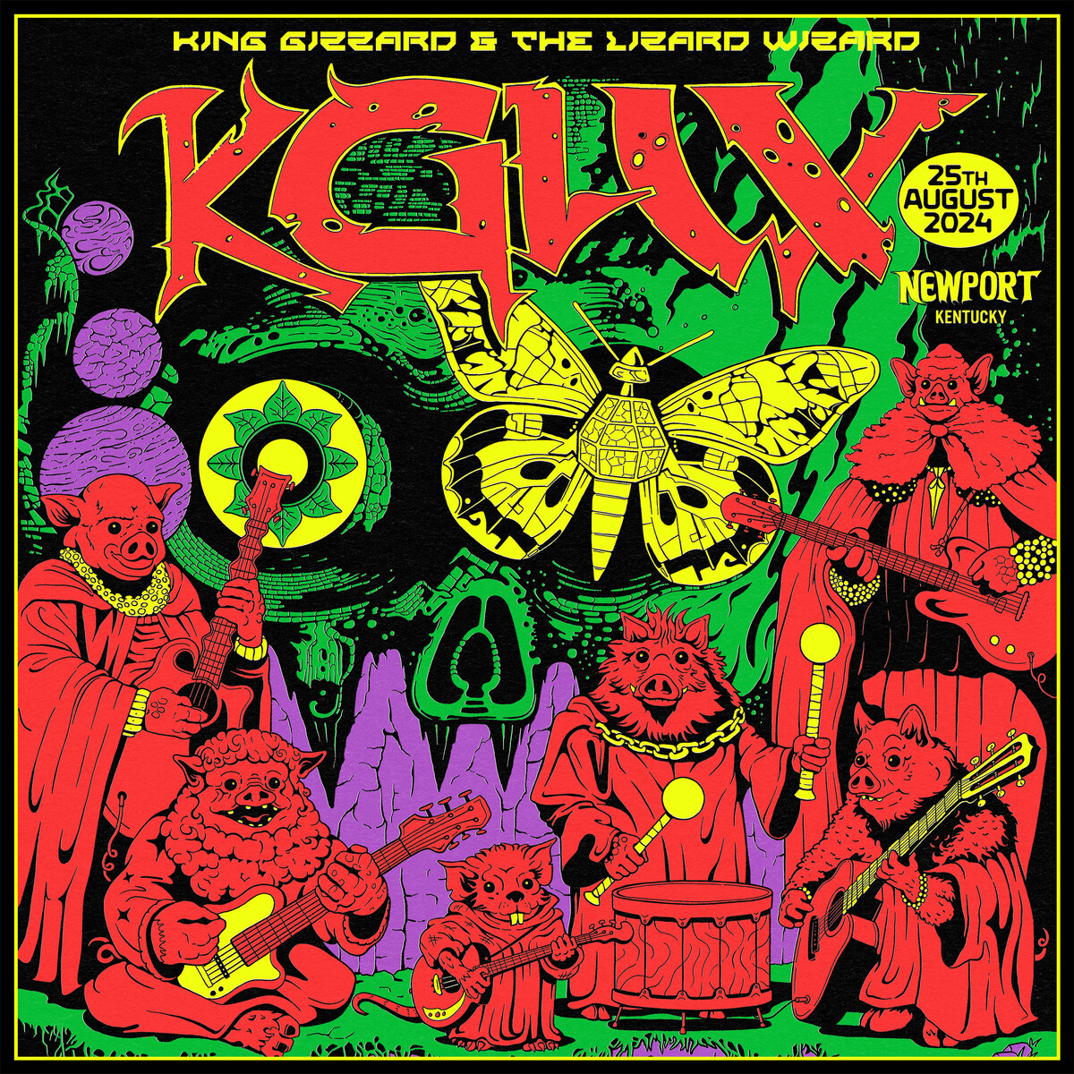 Live at Megacorp Pavilion, Newport, KY (8/25/24) by King Gizzard & The ...