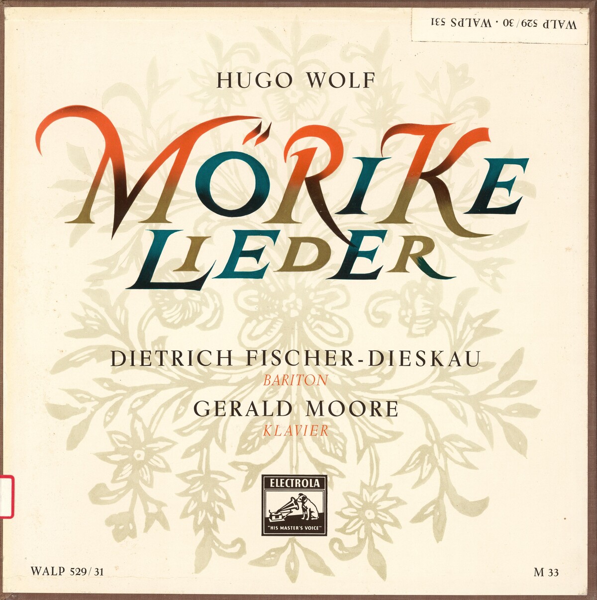 Mörike-Lieder by Dietrich Fischer-Dieskau (Album, Lied): Reviews ...