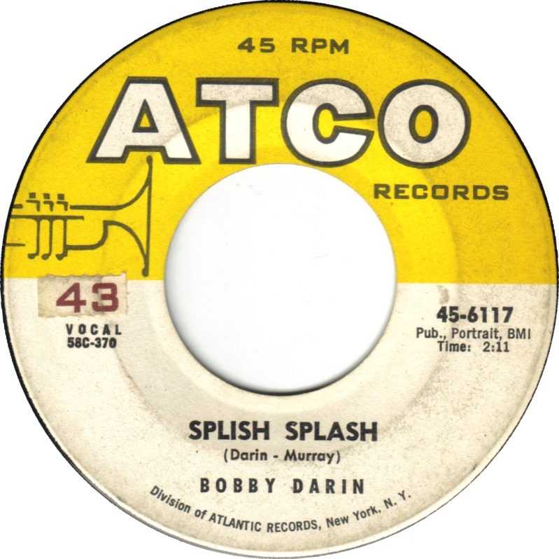 Splish Splash / Judy, Don't Be Moody by Bobby Darin (Single, Rock ...