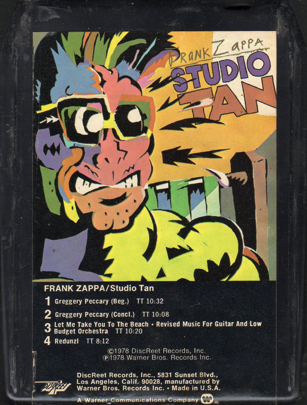 Studio Tan by Frank Zappa (Album; DiscReet; DIS M8D 2291): Reviews ...