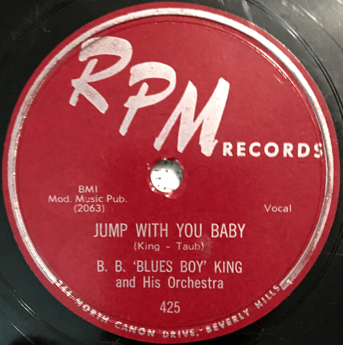 Jump With You Baby / Lonely and Blue by B. B. "Blues Boy" King and His ...
