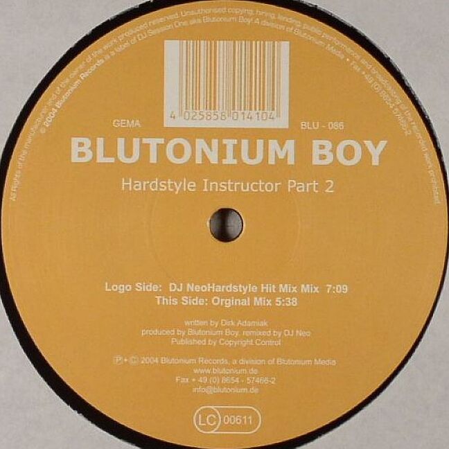 Hardstyle Instructor Part 2 by Blutonium Boy (Single, Hardstyle ...