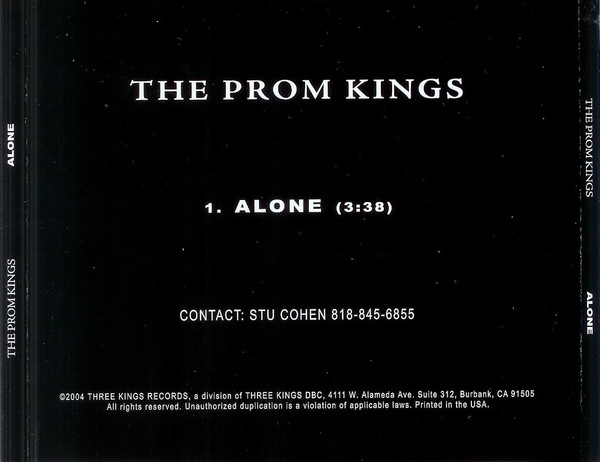 Alone by The Prom Kings (Single; Three Kings): Reviews, Ratings ...