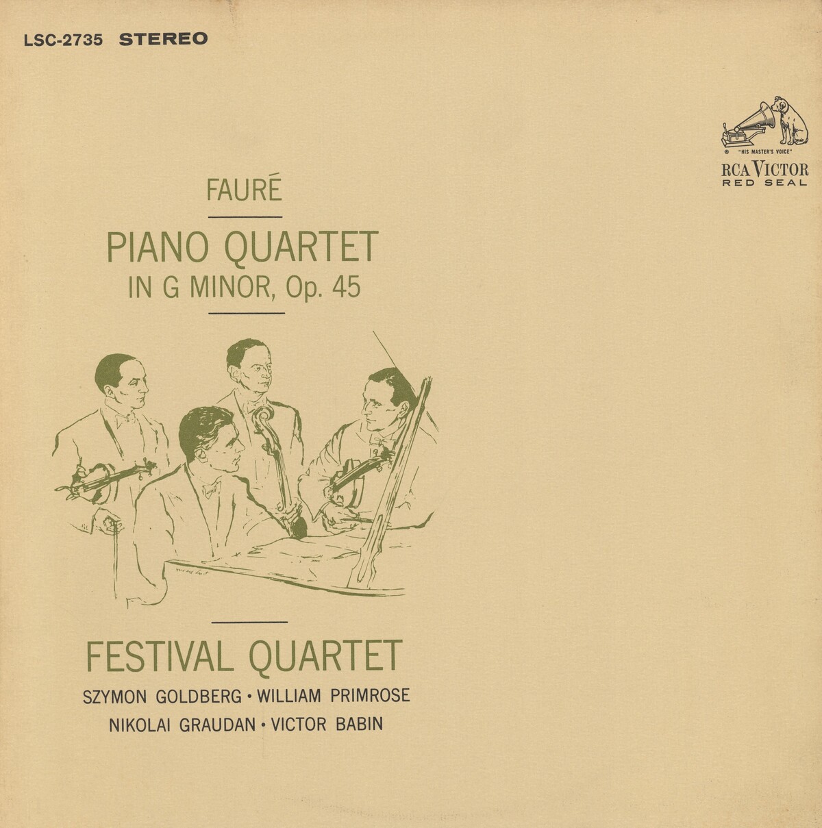Piano Quartet in G minor, Op. 45 by Festival Quartet (Album ...