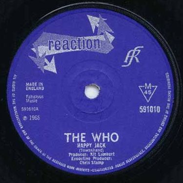 Happy Jack / I've Been Away by The Who (Single, Freakbeat): Reviews ...
