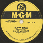Hank Williams - Kaw-Liga - Rate Your Music