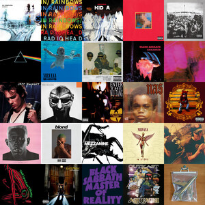 Re-Ordered Top 100 RYM Charts - Rate Your Music