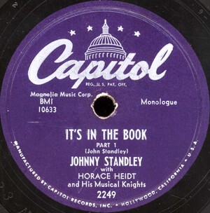 Johnny Standley - It's in the Book (Part 2) - Rate Your Music