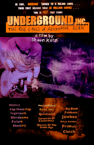 Underground Inc: The Rise & Fall of Alternative Rock (Film, Rockumentary): Reviews, Ratings ...