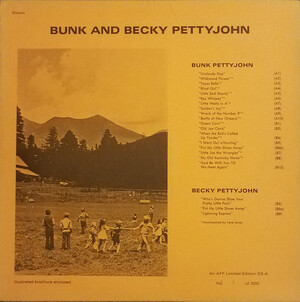 Bunk and Becky Pettyjohn - Old Joe Clark - Rate Your Music