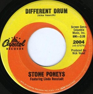 Stone Poneys featuring Linda Ronstadt - Different Drum - Rate Your Music