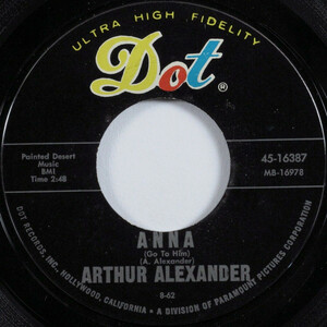 Arthur Alexander - Anna (Go to Him) - Lyrics and ratings - Rate Your Music