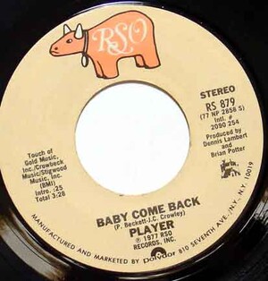 Player - Baby Come Back - Lyrics and ratings - Rate Your Music