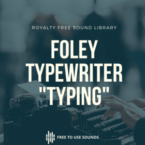 Free To Use Sounds - Typewriter Sound Effects! 1960 Smith & Corona ...
