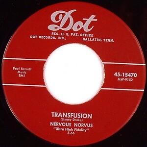 Nervous Norvus - Transfusion - Lyrics and ratings - Rate Your Music