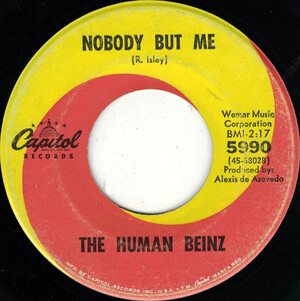 The Human Beinz - Nobody But Me - Lyrics and ratings - Rate Your Music