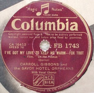 Carroll Gibbons and The Savoy Hotel Orpheans - This Year's Kisses ...