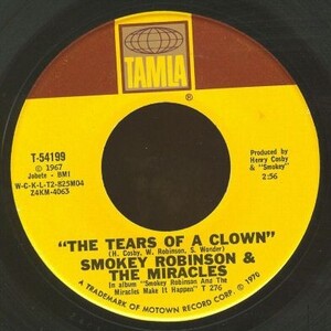 Smokey Robinson & The Miracles - The Tears of a Clown - Lyrics and ...