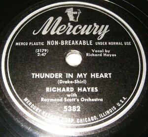 Richard Hayes - Thunder in My Heart [w/ Raymond Scott's Orch.] - Rate ...