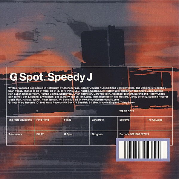 G Spot by Speedy J (Album, IDM): Reviews, Ratings, Credits, Song list ...